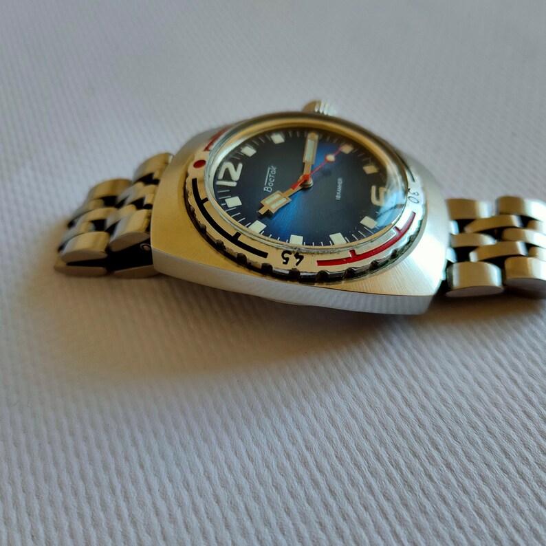 Rare Vostok Amphibian Watch Blue Watch Orologi Vostok - Etsy