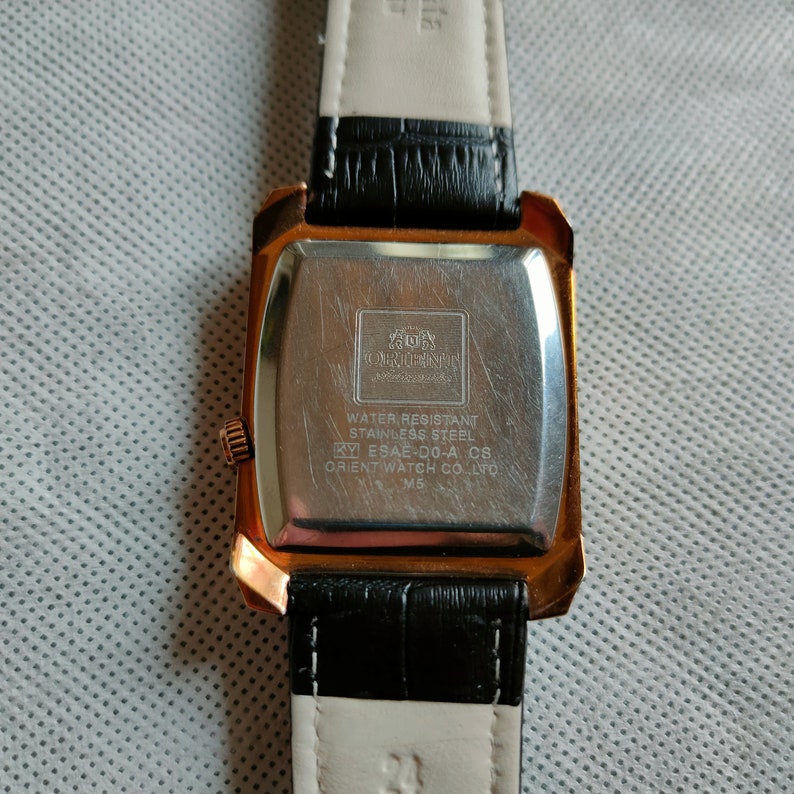 Orient Square Watch Vintage Orient Automatic Watch Day and - Etsy