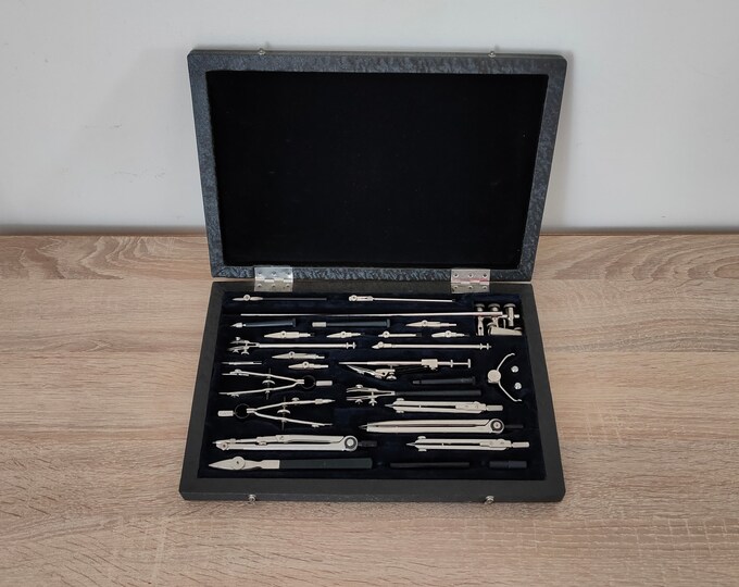 Professional Drawing Set Drafting Tools Drafting Set - Etsy