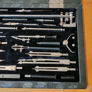 Professional Drawing Set Drafting Tools Drafting Set - Etsy
