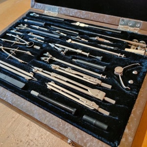 Professional Drawing Set Drafting Tools Drafting Set - Etsy