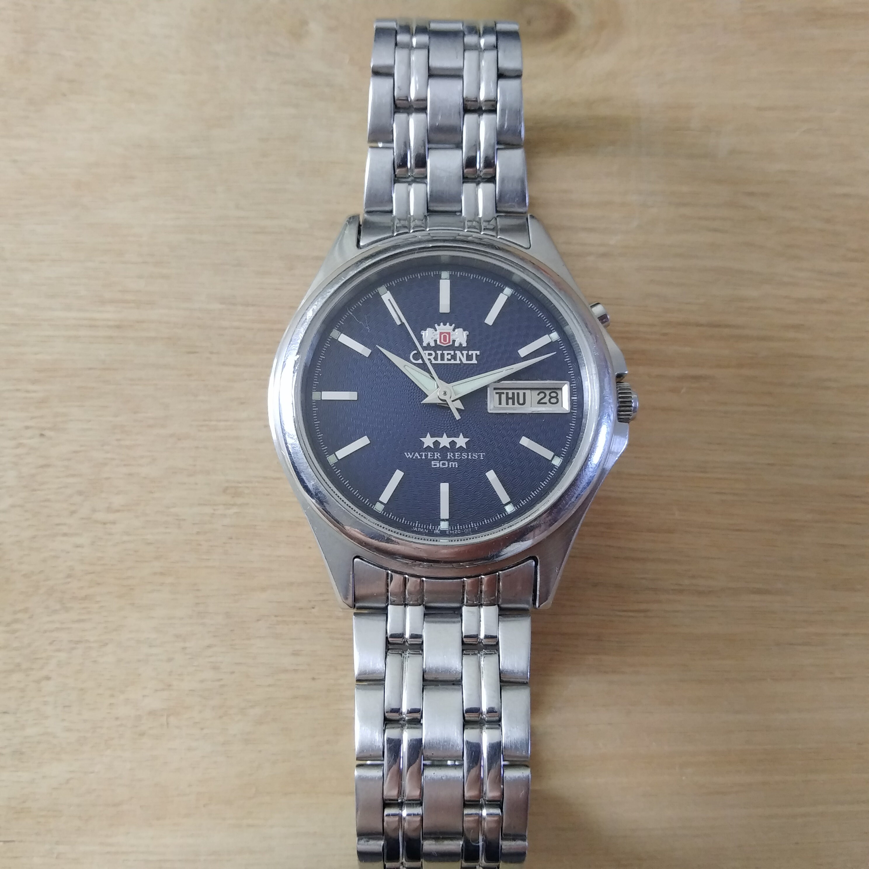 Vintage Orient Watch Automatic Japan Watch Blue Dial | Etsy