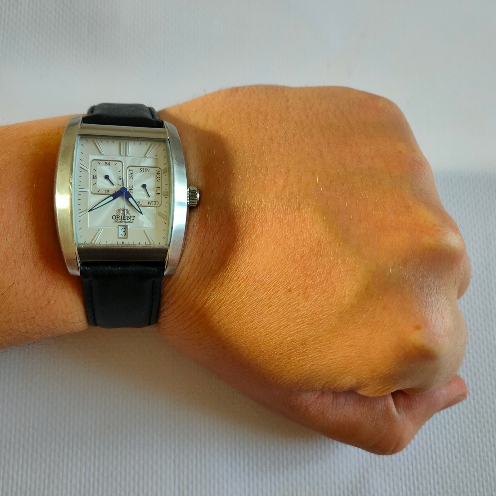 Orient Square Watch White Watch Vintage Orient Watch - Etsy