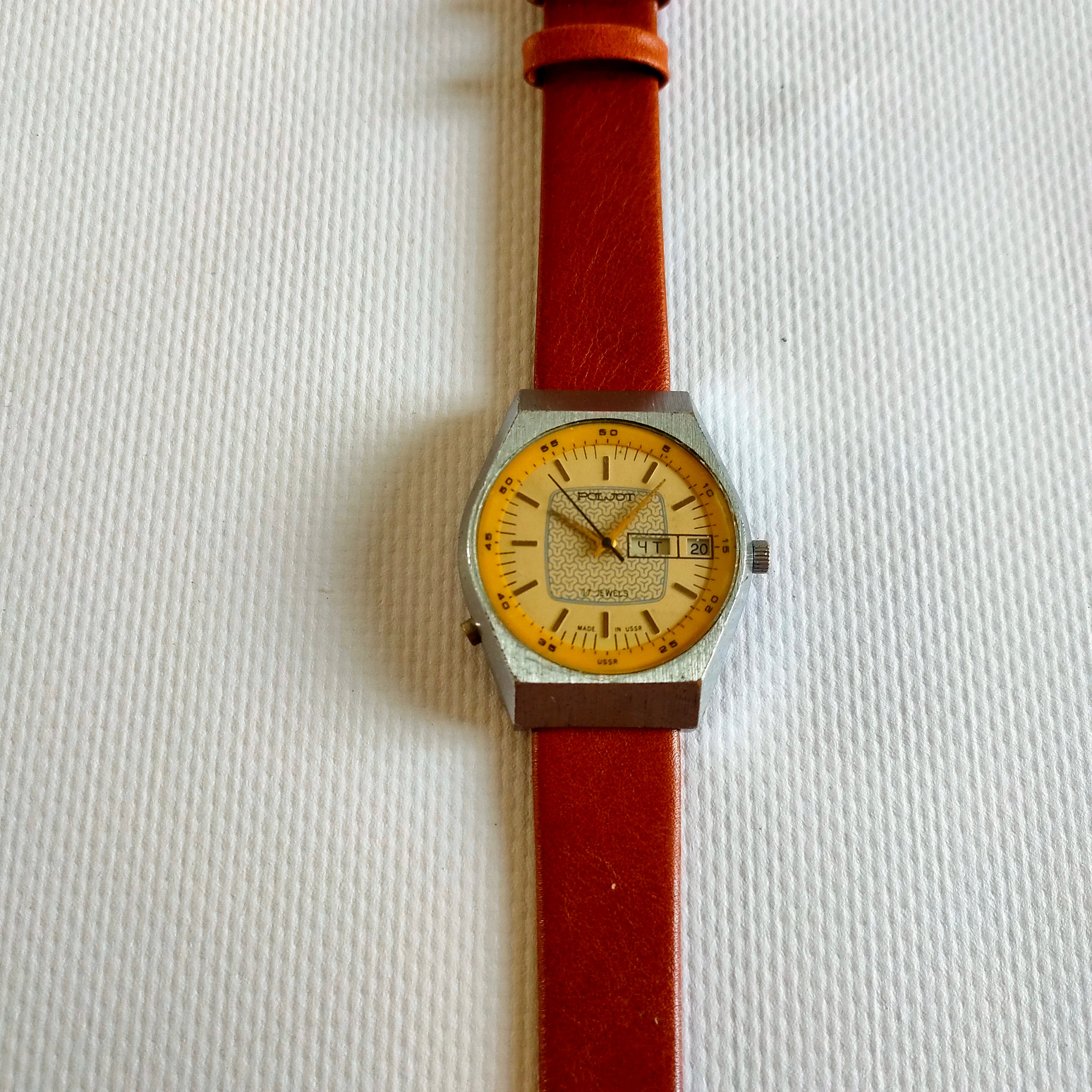 Poljot Soviet Watch Rare Mechanical Watch USSR Watch Day | Etsy