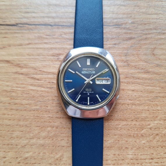 Seiko 5 Actus SS watch, Seiko 6106-7590 Vintage Class… - Gem