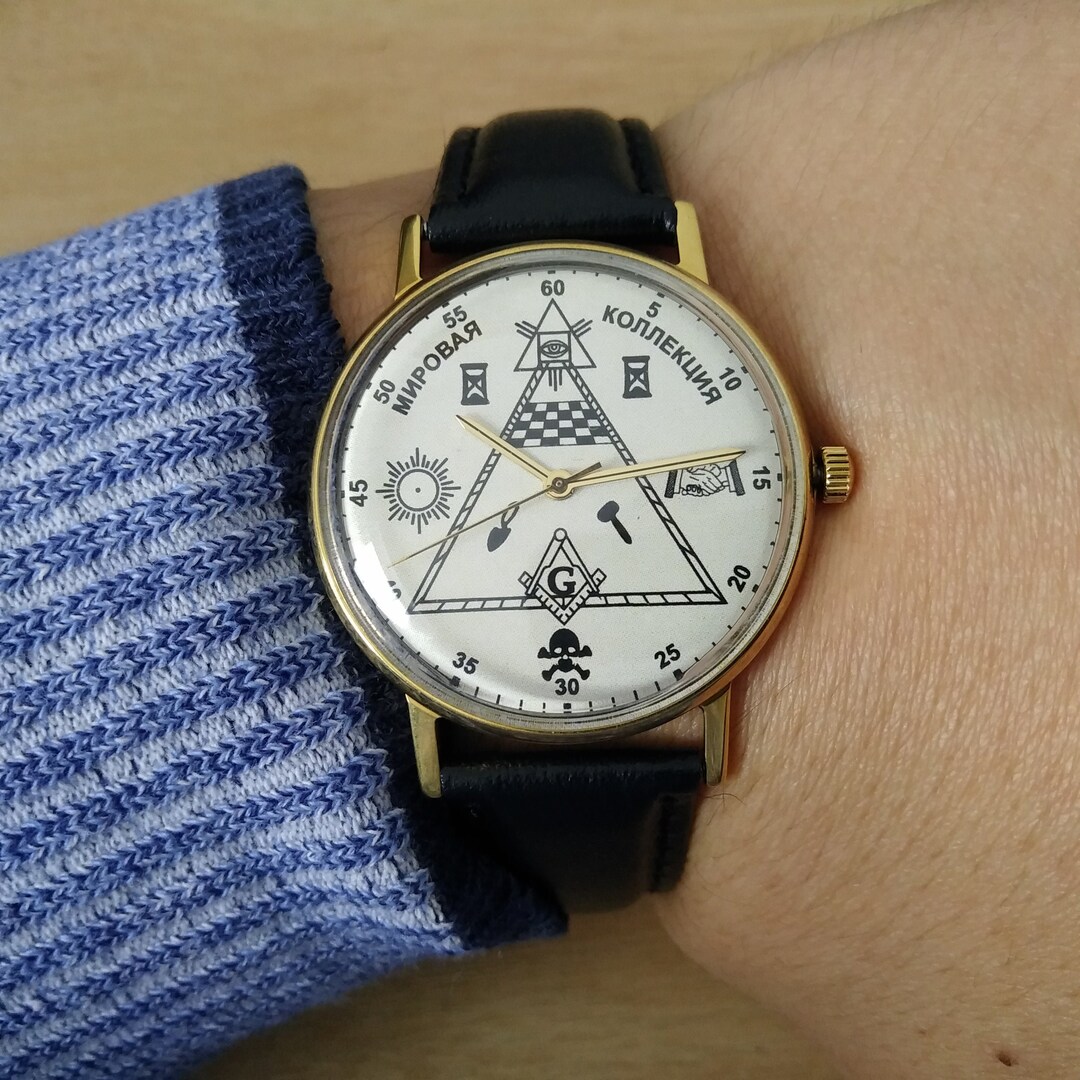 Rare Poljot Masonic Watch, Soviet Watch, Mechanical Watch, Retro Watch ...
