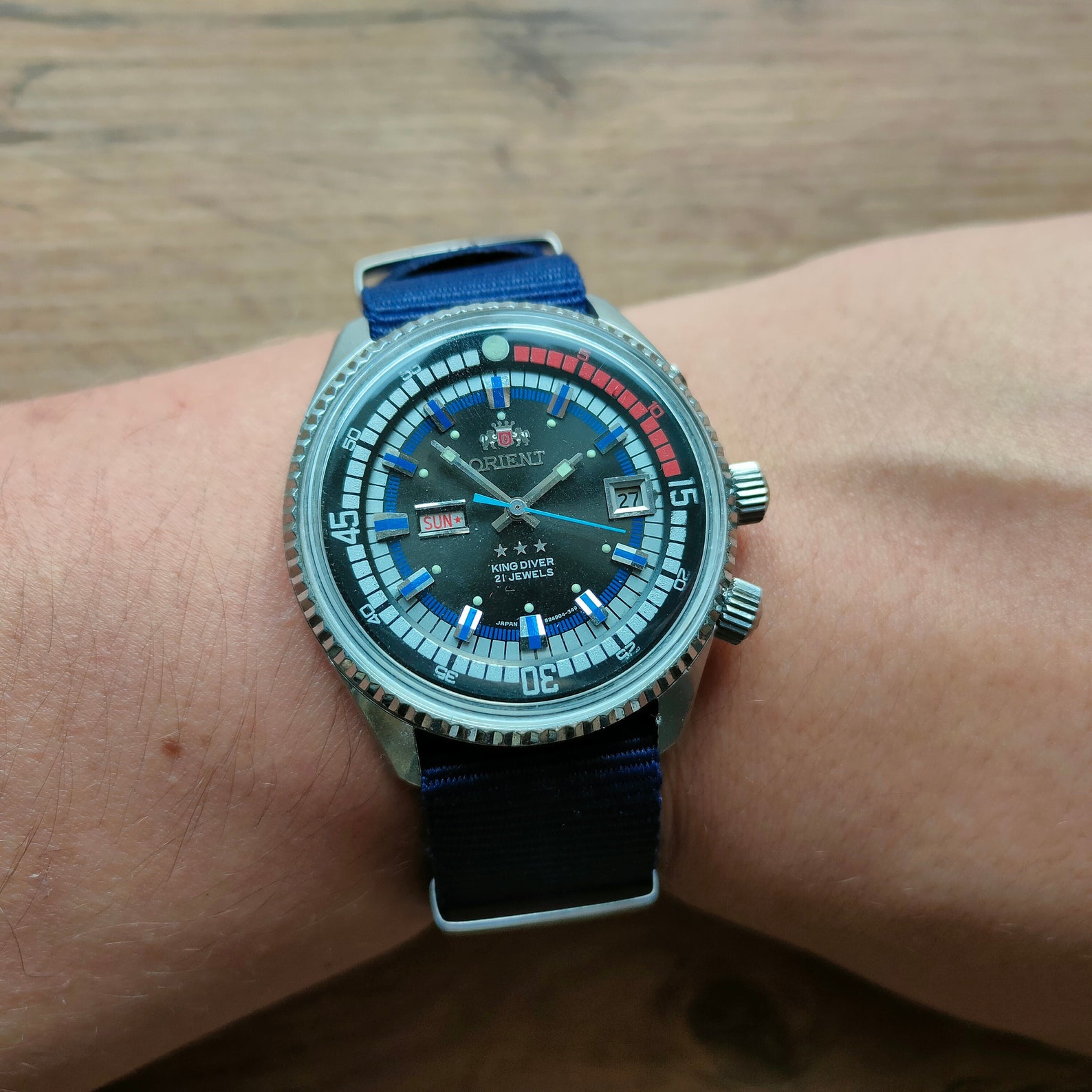 Orient KING DIVER Vintage Oreient Auotmatic Japan Watch - Etsy