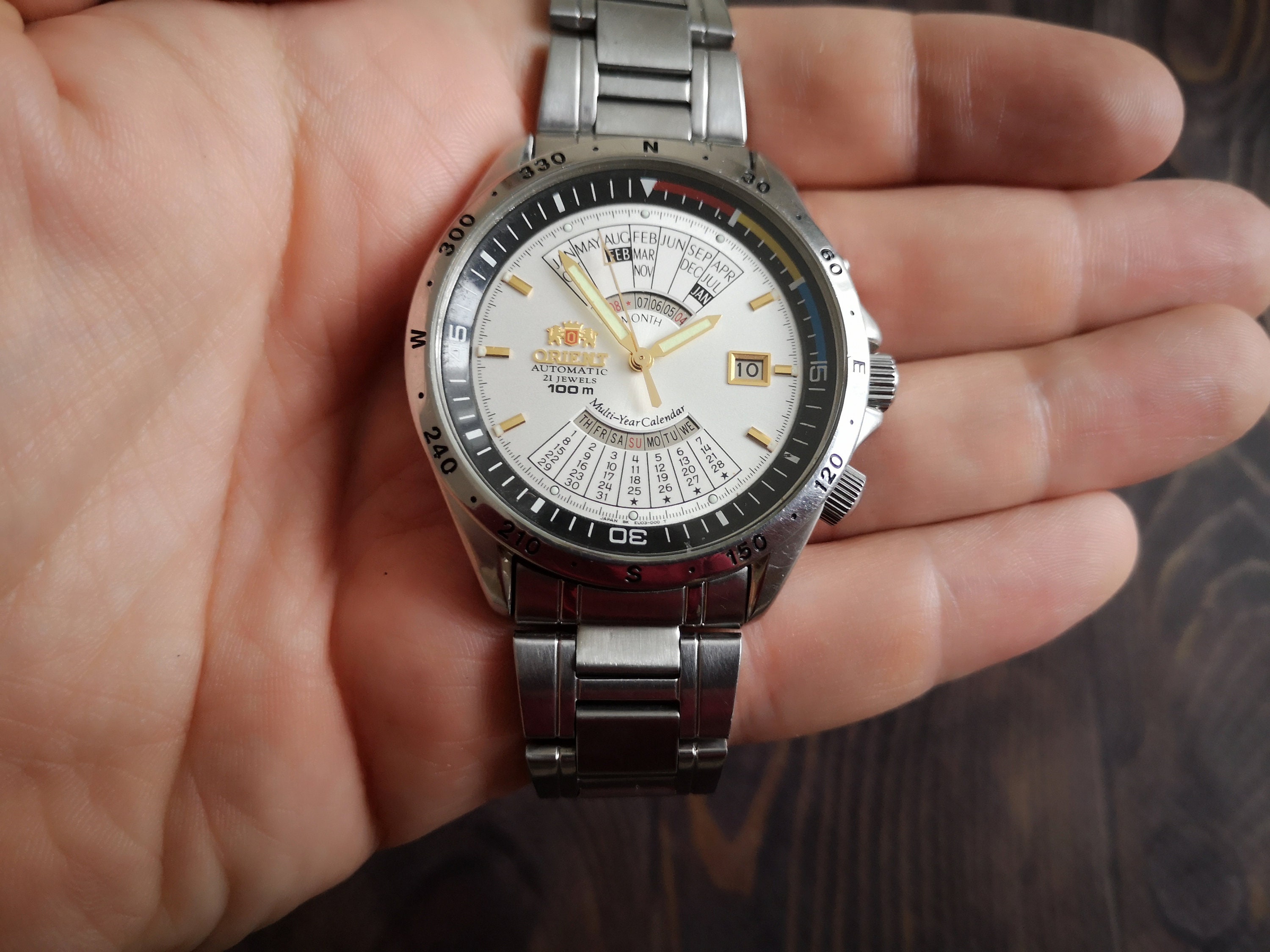 Vintage Orient College ewigen Kalender automatische Uhr 21 | Etsy