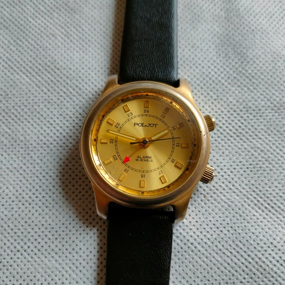Soviet watch POLJOT SIGNAL with ALARM, watch with mec… - Gem