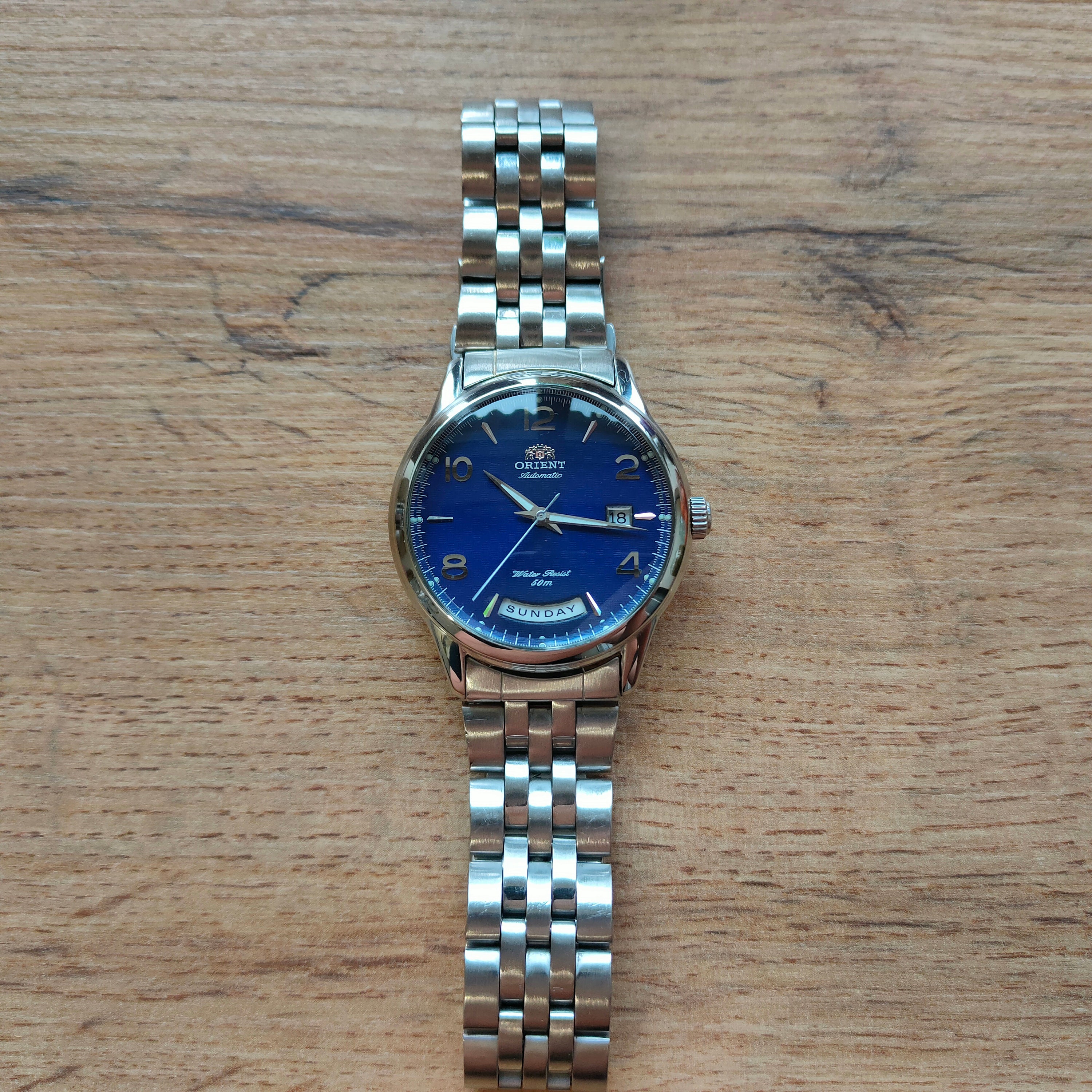 Vintage Orient PRESIDENT Watch Orient Day Date Watch Blue - Etsy Australia