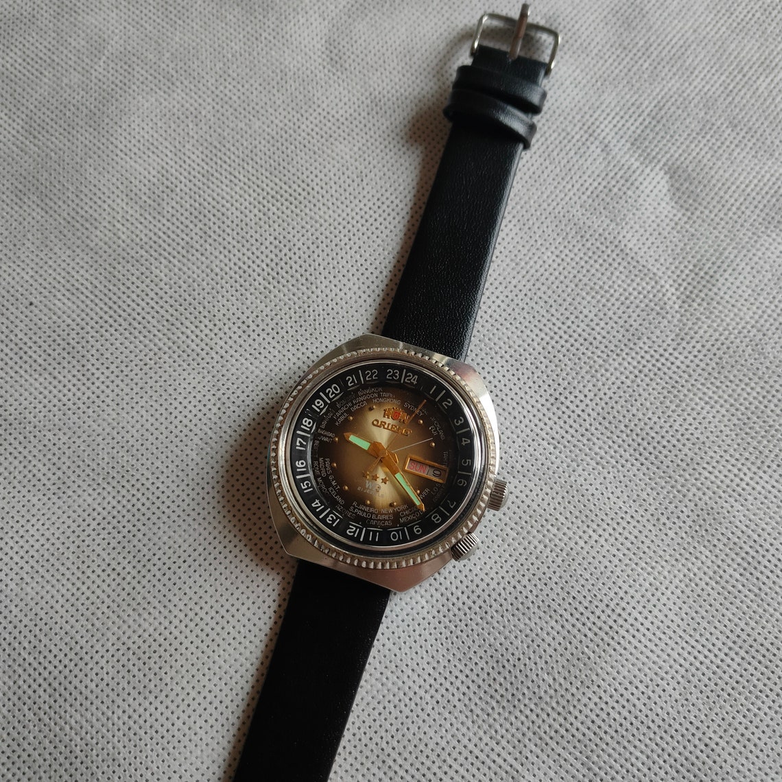 RARE Vintage Orient WORLD DIVER Watch, Sea World Orient, Orient Wd ...