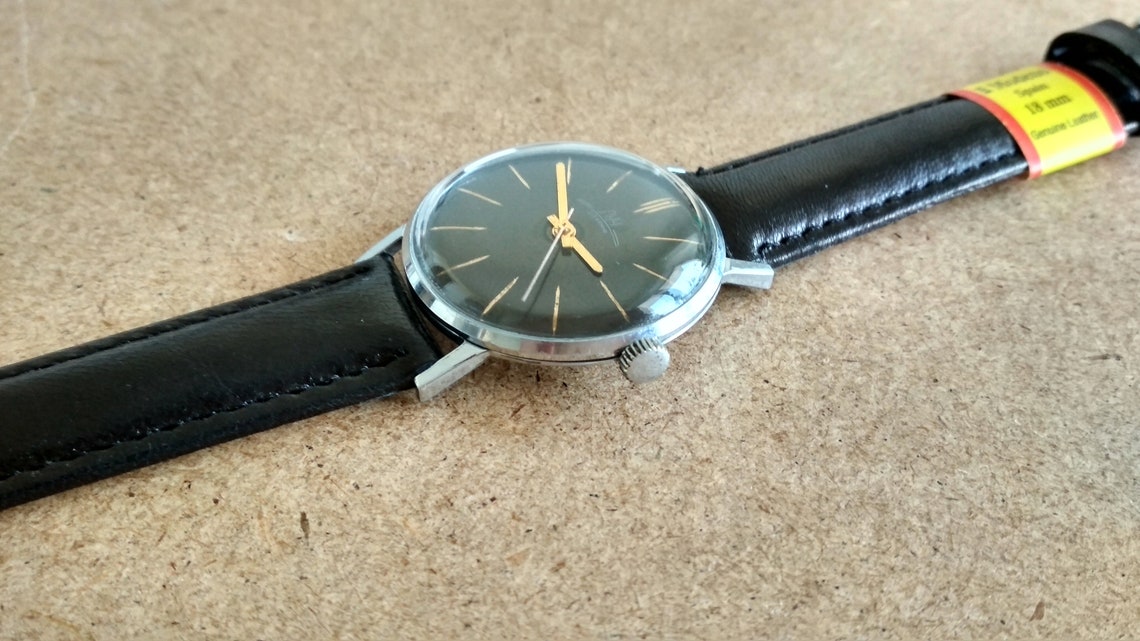 LUCH Watch Slim Rare Watch Wrist Watches for Men Black - Etsy