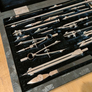 Professional Drawing Set Drafting Tools Drafting Set - Etsy