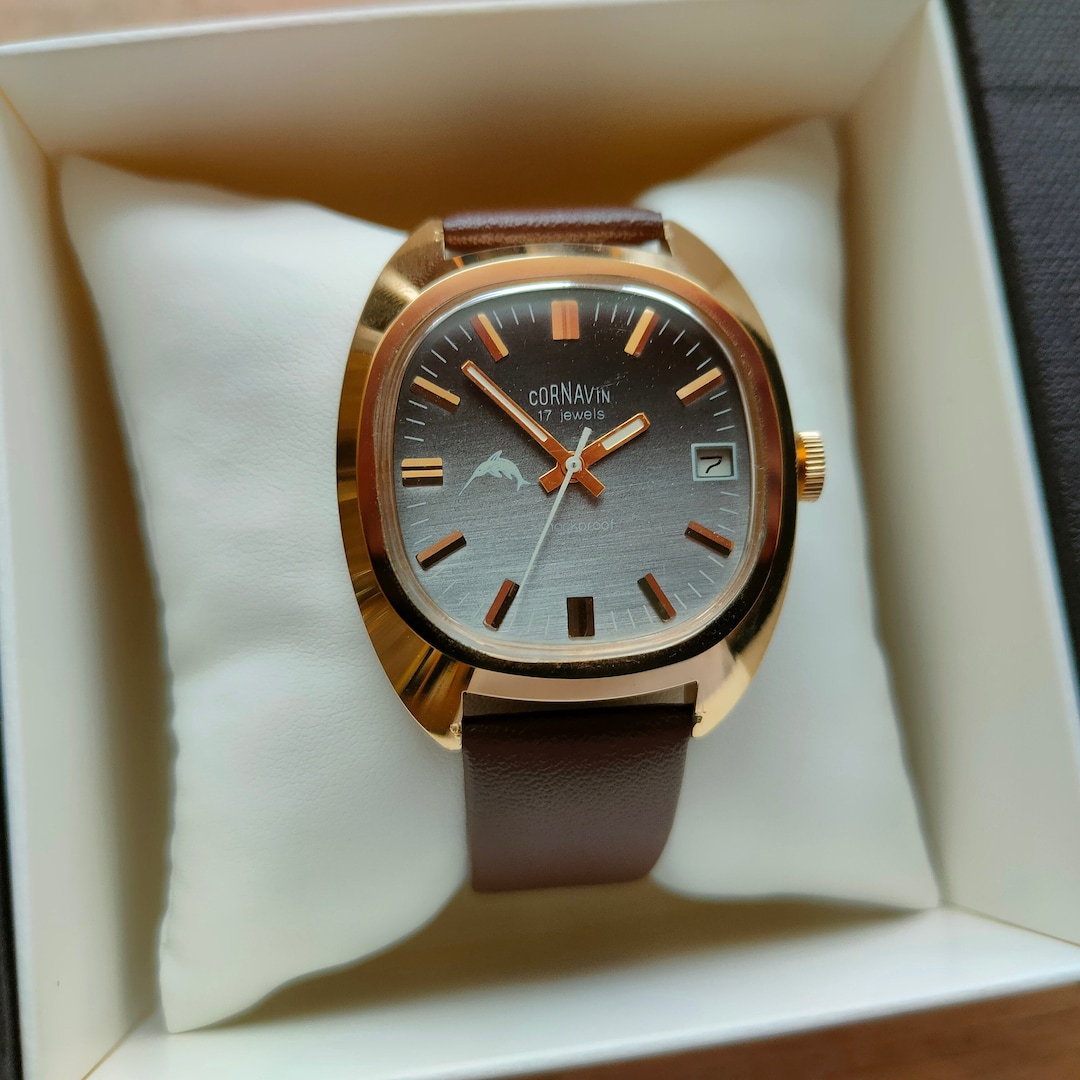 Cornavin Watch, Soviet Watch, Poljot Cornavin Watch, Square Watch ...