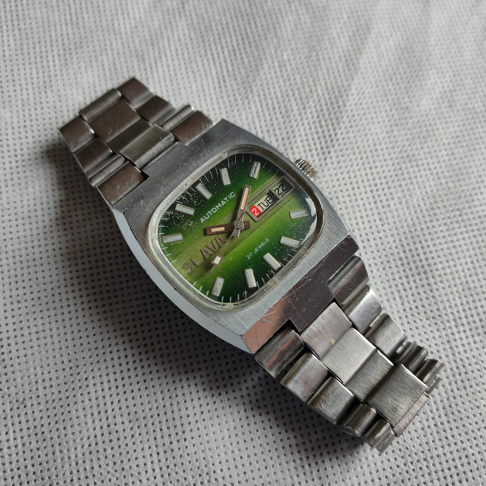 SLAVA TANK Automatic Watch Mens Watch Vintage Watch - Etsy