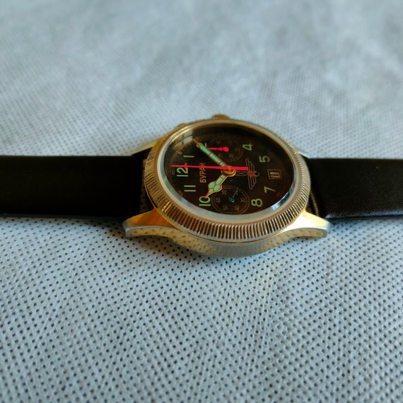 POLJOT Chronograph BURAN watch 3133, Shturmanskie wat… - Gem