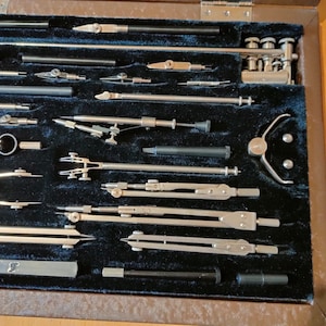 Professional Drawing Set Drafting Tools Drafting Set - Etsy