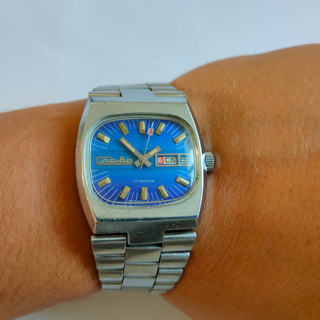 SLAVA TANK Watch, Slava Panzer, Automatic Watch, Mens Watch, Vintage ...