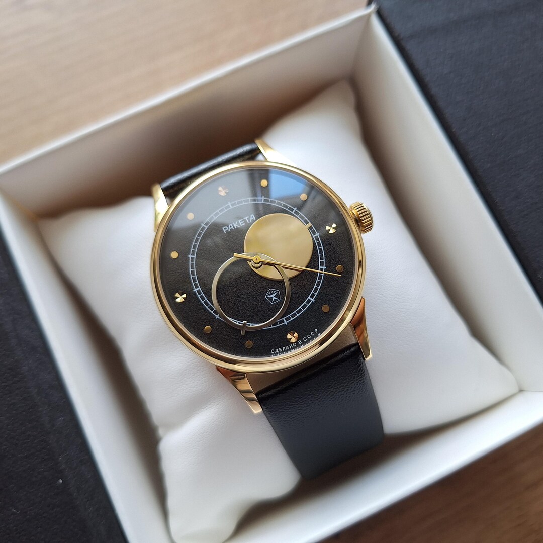 Raketa Watch COPERNIC, Copernicus Raketa Watch, Moon and Sun Watch ...