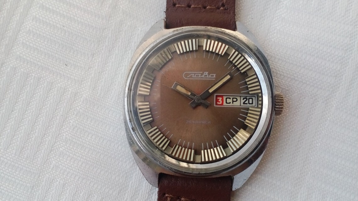 Slava Watch 26 Jewels Movement Mens Watch Huge Watch | Etsy