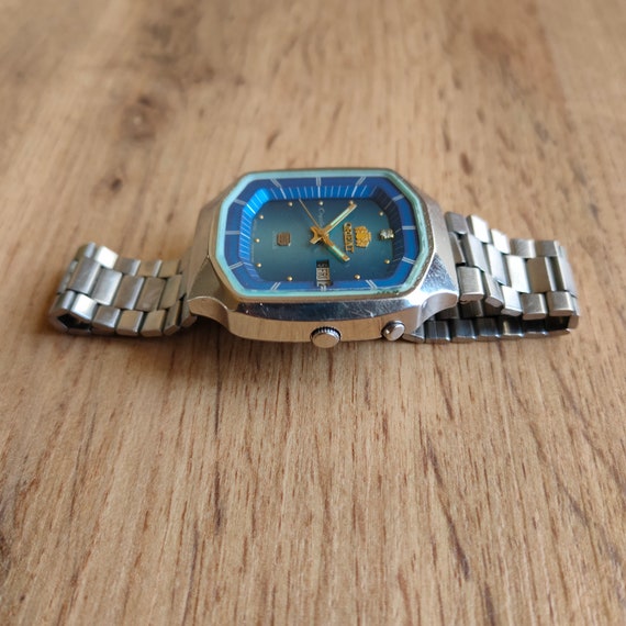 Rare Square orient watch, Blue watch, Vintage watch, … - Gem