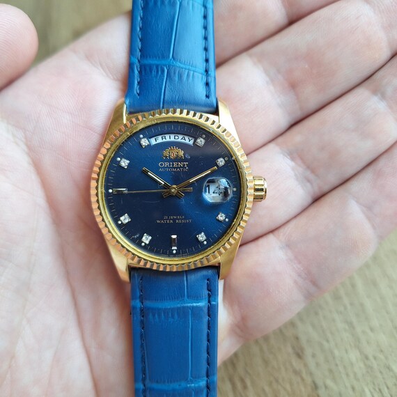 Rare Vintage Orient PRESIDENT watch, day date watch … - Gem
