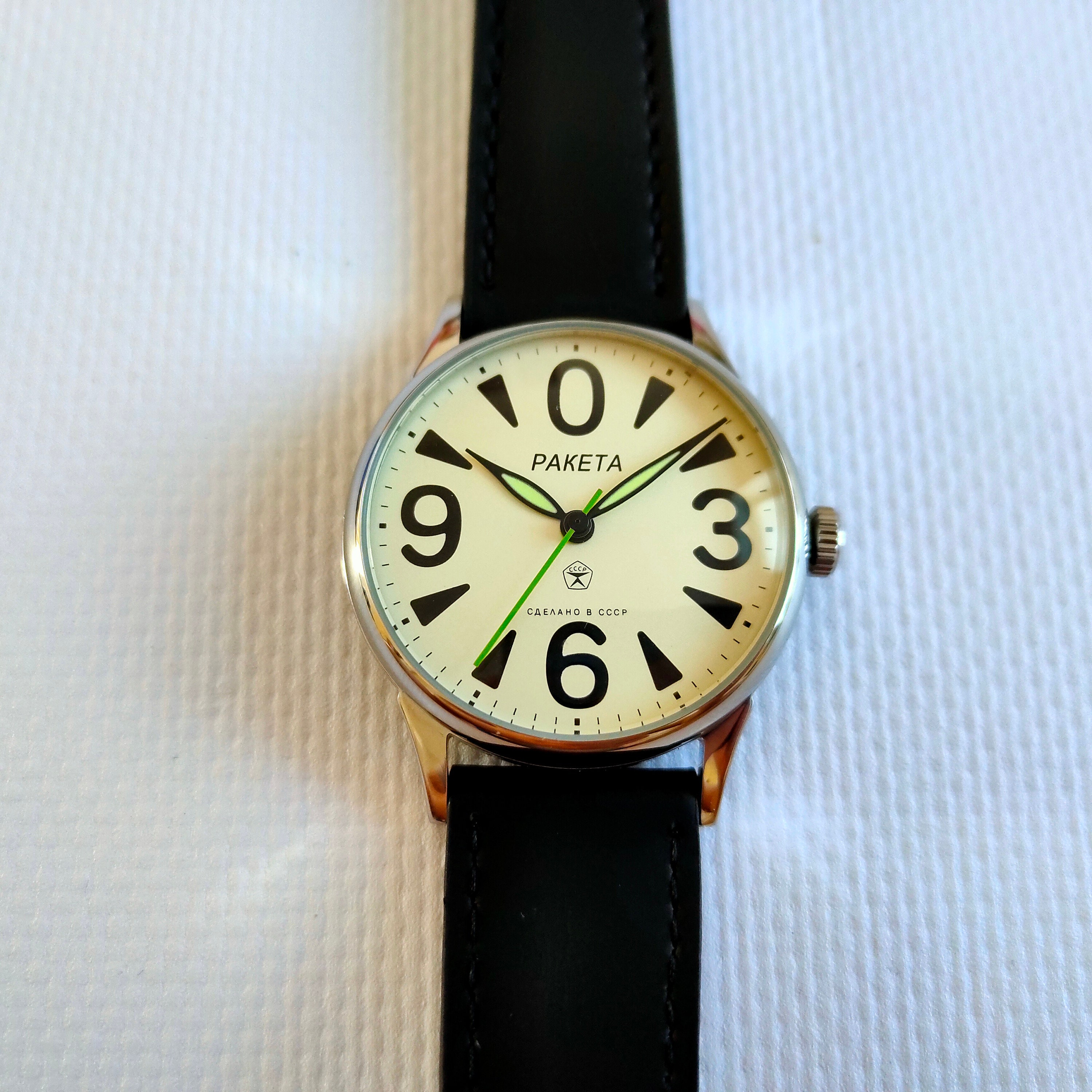 Raketa Big ZERO Big Zero Watch Soviet Watch Raketa | Etsy