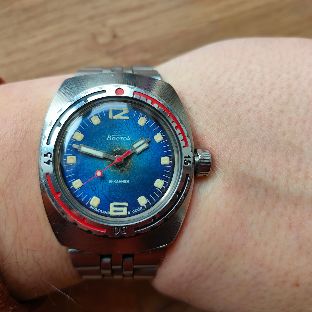 Rare Vostok Amphibian Watch, Rare Watch, Orologi Vostok Militari ...
