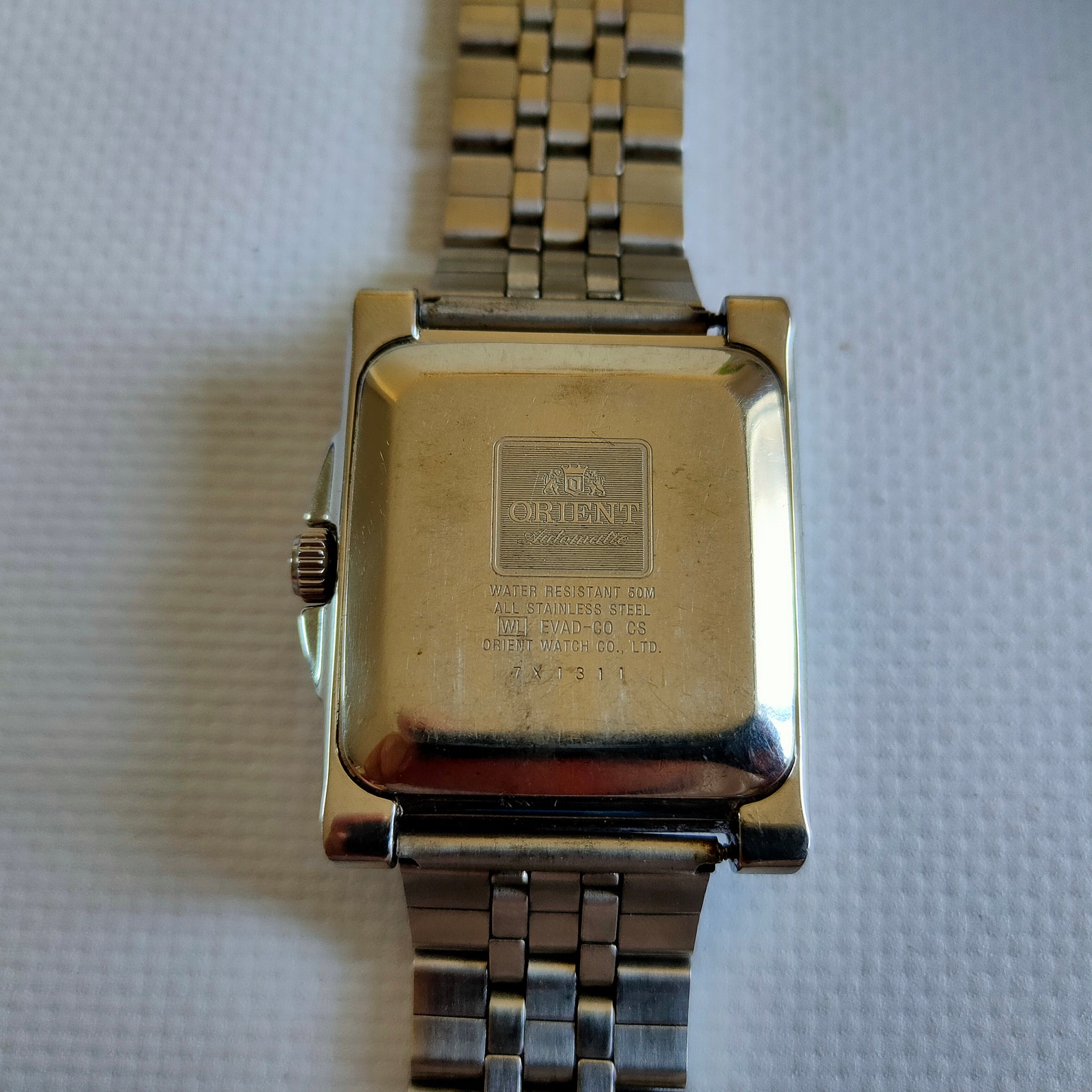 Large Orient Watch White Watch Automatic Watch Vintage | Etsy