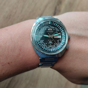RARE Vintage Orient WORLD Diver, Sea World Orient, Orient Wd, Automatic ...