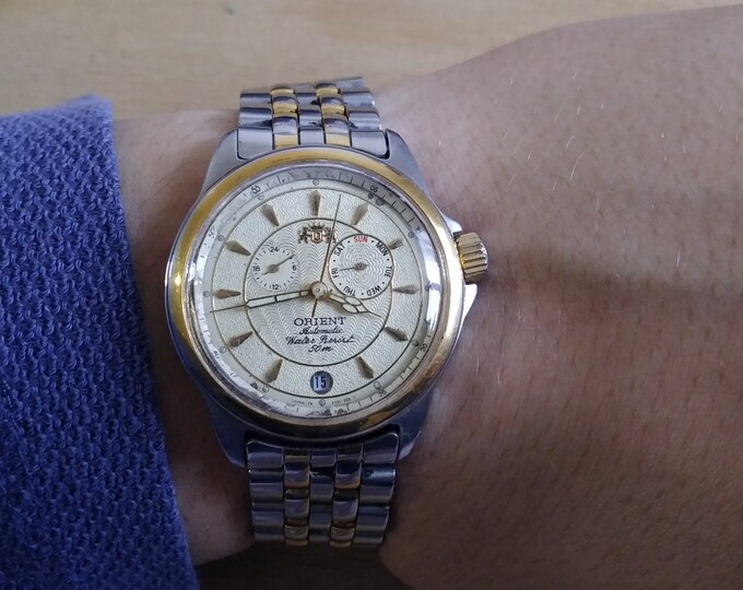 Orient Automatic Watch Vintage Japan Watch Day and Date - Etsy