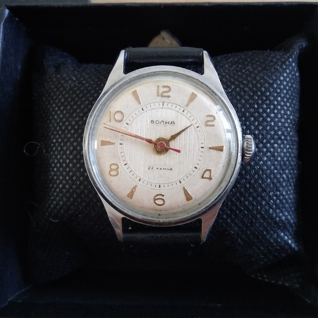 Rare Watch VOLNA, Wave Wrist Watch, Old Watch, Mechanical Watch ...