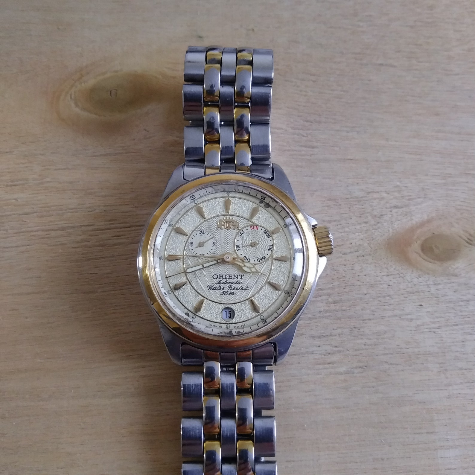 Orient Automatic Watch Vintage Japan Watch Day and Date | Etsy