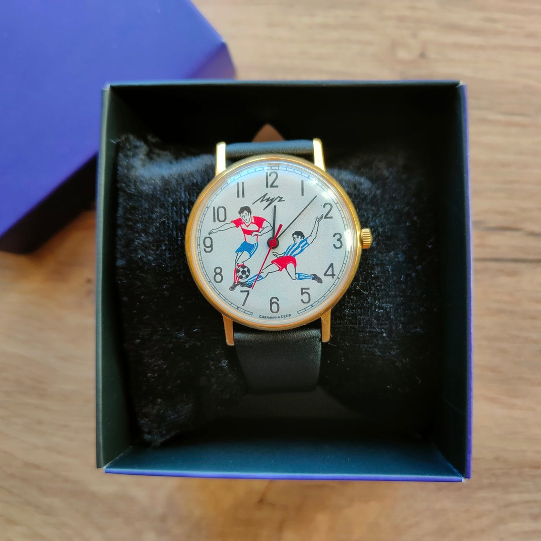Rare Watch LUCH Football, Vintage Watch, Wrist Watches for Men ...