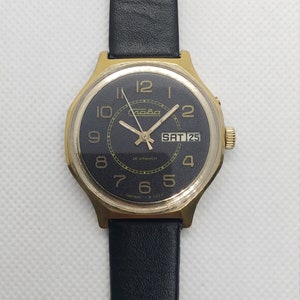Slava Au Mechanical Watch With 26 Jewels Movement Soviet - Etsy