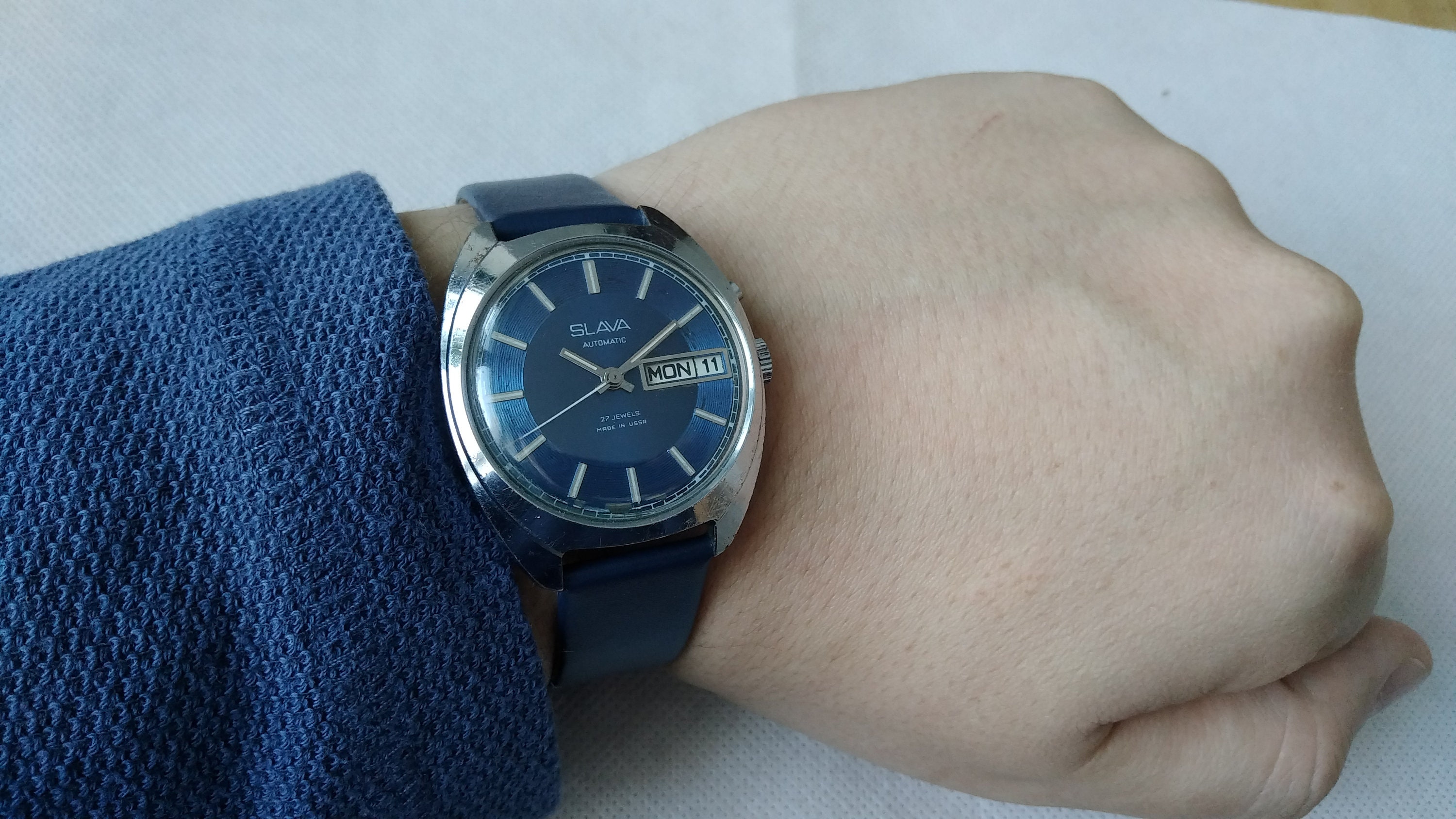 SLAVA Watch Vintage Watch SLAVA AUTOMATIC Watch 27 Jewels | Etsy