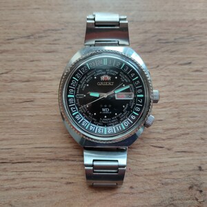 RARE Vintage Orient WORLD Diver, Sea World Orient, Orient Wd, Automatic ...