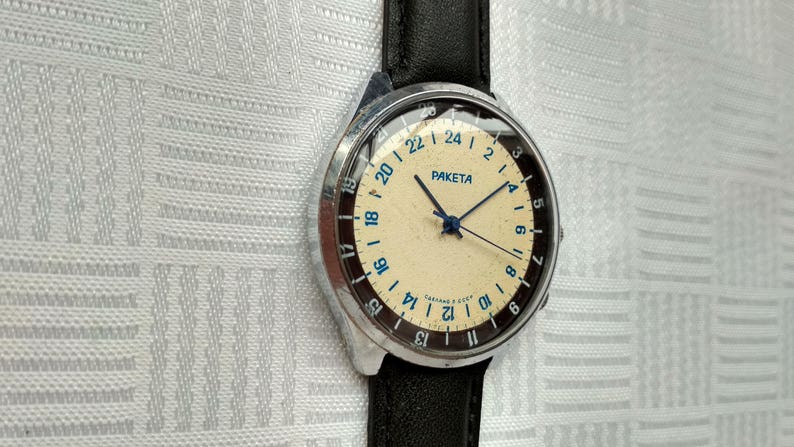 Soviet Watch USSR Watch Men's Watch Watch RAKETA 24 | Etsy