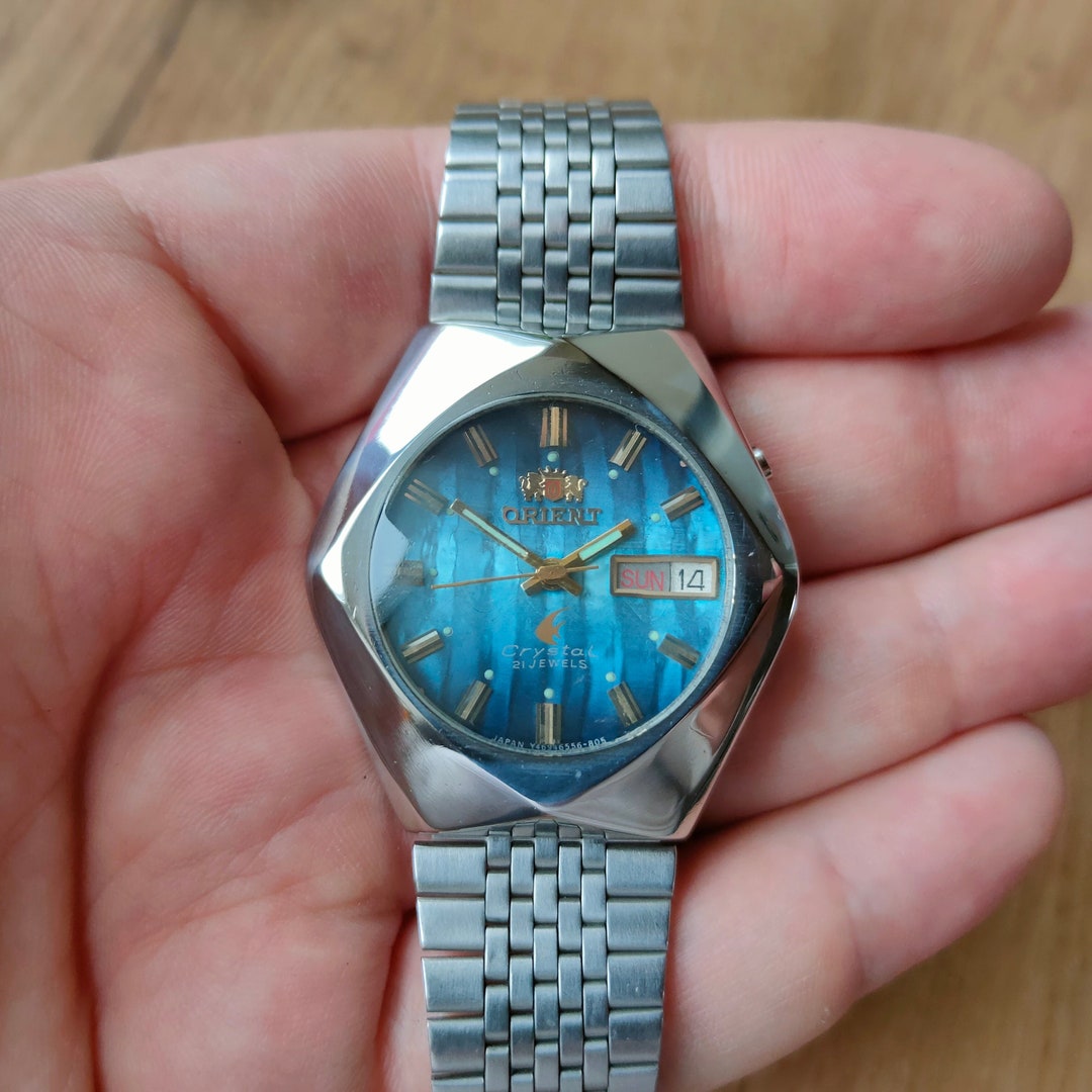 Ultra Rare Orient Crystal Mexican Fish Mother-of-pearl Dial, Mechanical ...