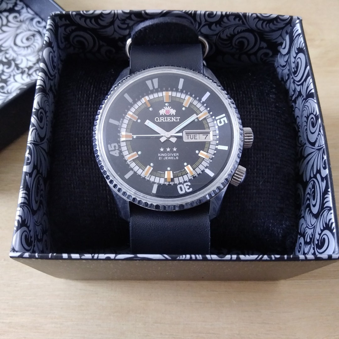 Ultra Rare Vintage Orient King Diver Watch, Rare Old Orient Model ...