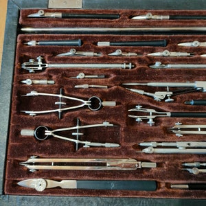 Professional Drawing Set Drafting Tools Drafting Set - Etsy