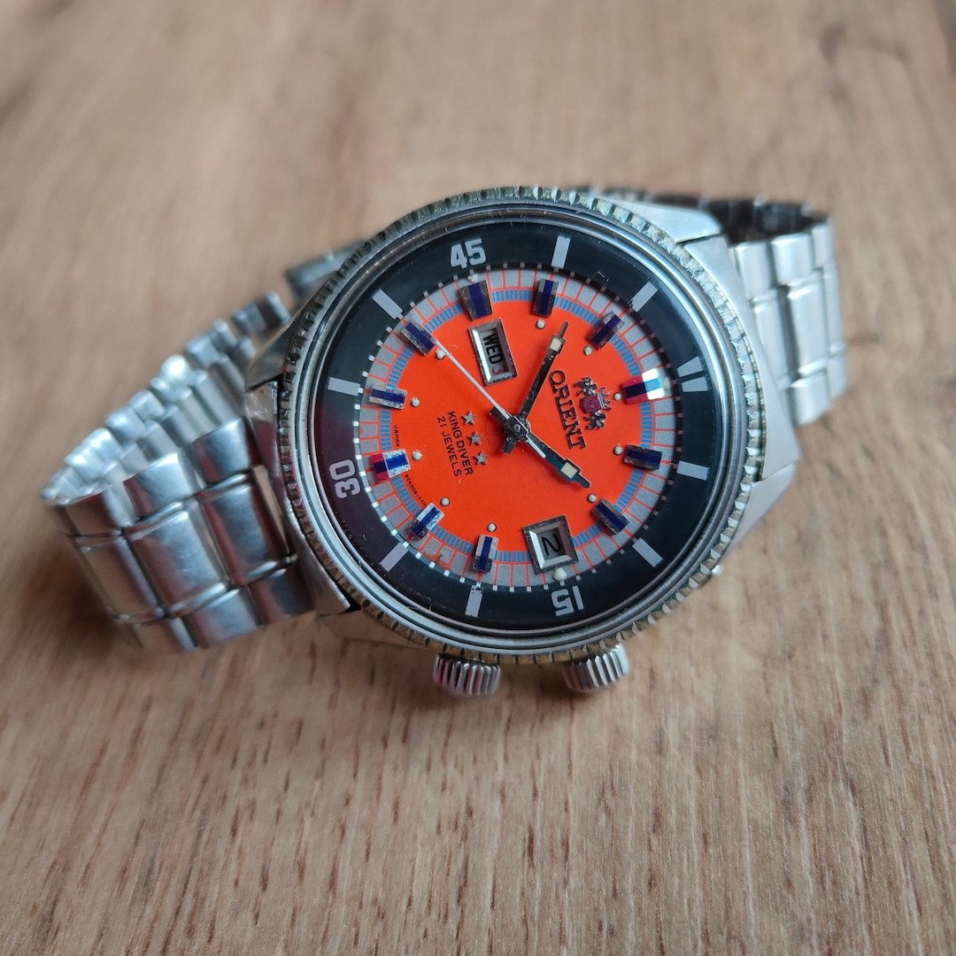 Rare Orient KING DIVER Watch, Vintage Oreient Watch, Autotmatic Japan ...