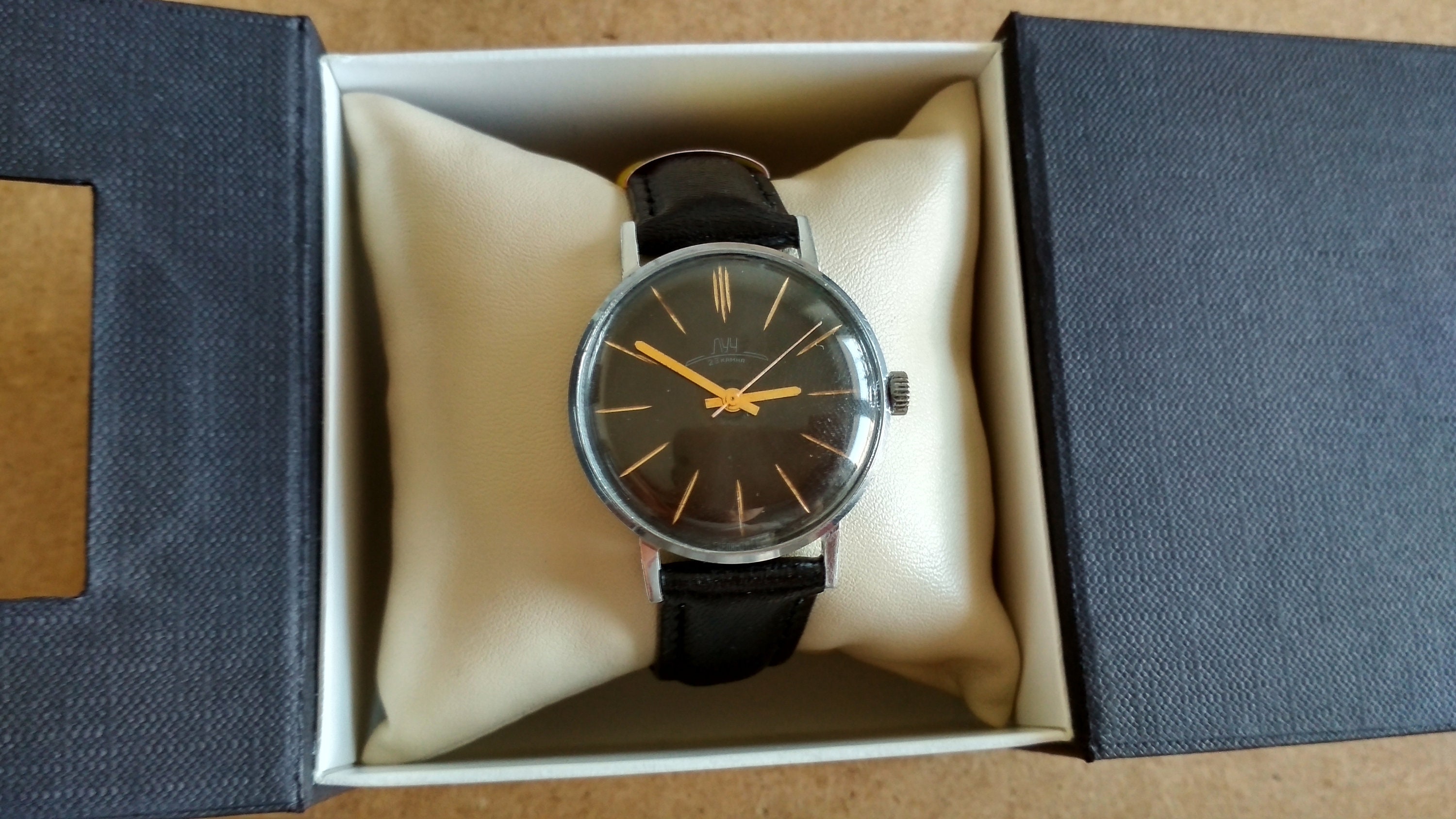 LUCH Watch Slim Rare Watch Wrist Watches for Men Black - Etsy