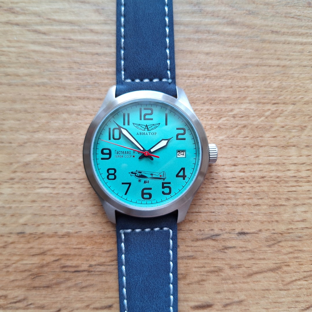 Poljot Watch Aviator Military Watch, Pilot Watch Hero of the USSR ...