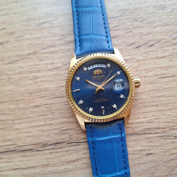 Rare Vintage Orient PRESIDENT watch, day date watch … - Gem