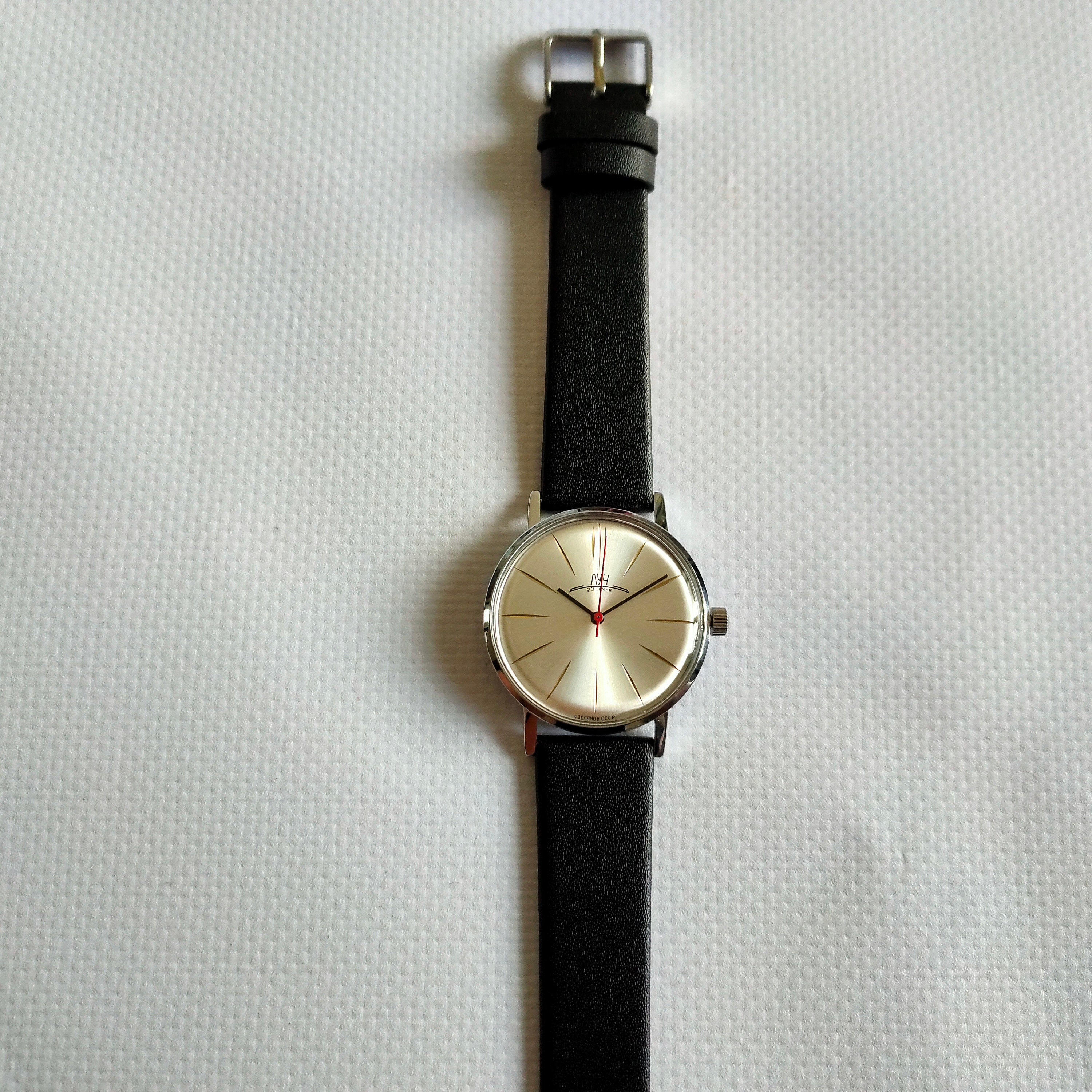 LUCH watch slim rare watch vintage watch Wrist watches for | Etsy