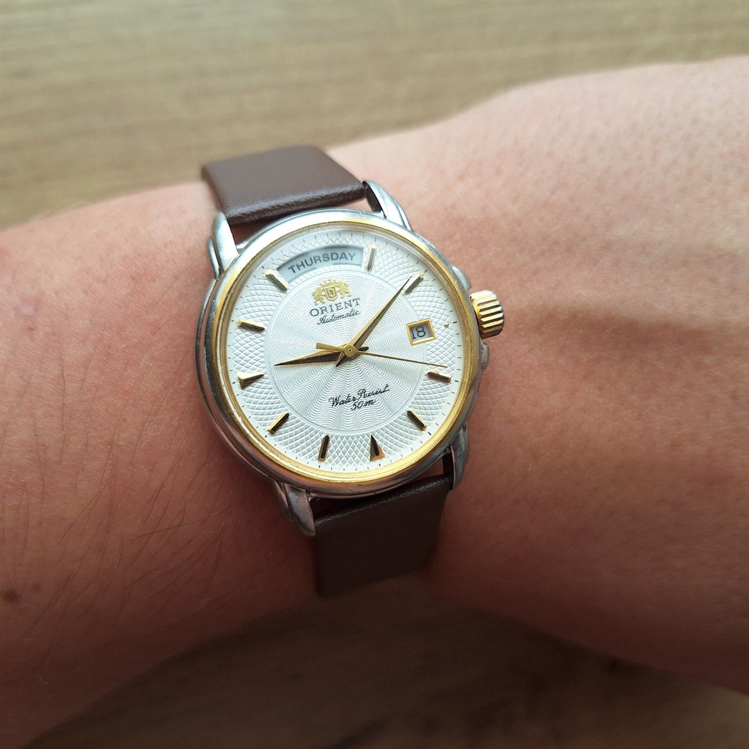 Vintage Orient PRESIDENT Watch, Day & Date Watch Orient, Automatic ...