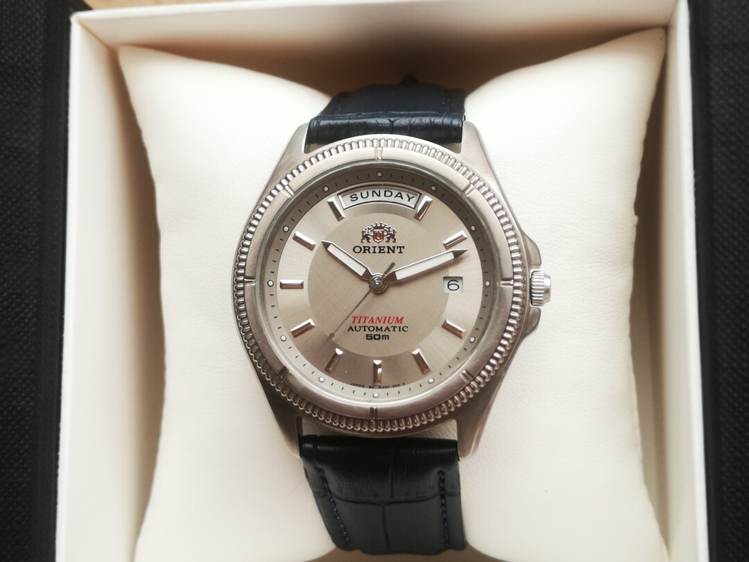 Rare Vintage Orient PRESIDENT Day Date Titanium Automatic - Etsy