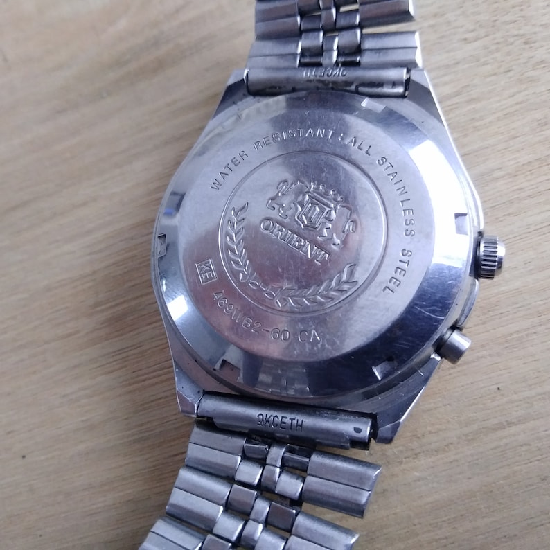 Orient Automatic Watch Mechanical Automatic Watch Blue Dial - Etsy