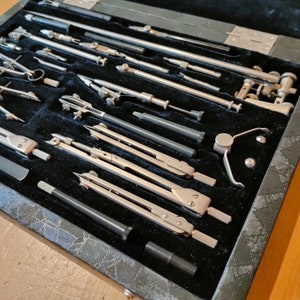 Professional Drawing Set Drafting Tools Drafting Set - Etsy